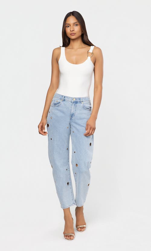 GENERATION LOVE Quincey Grommet Barrel Jeans